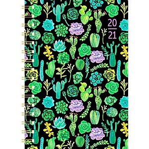 2021 Weekly To-Go 5x8 Wire-o Succulents Plastic