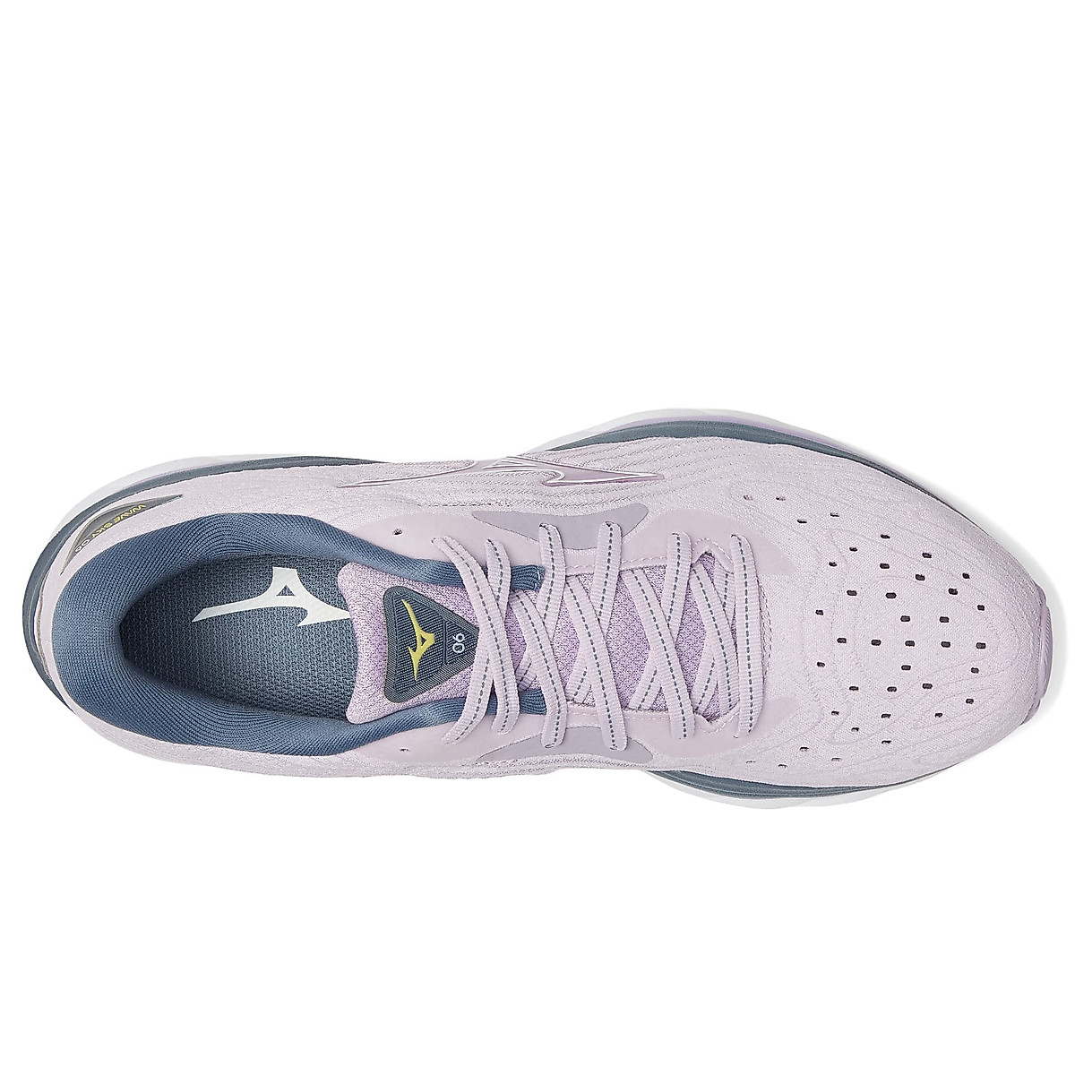 Mizuno Women's Wave Sky 6 Running Shoe, Pastel Lilac/White, 8