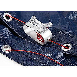 Blue Wave BWC752 Bronze 8-Year 20-ft x 40-ft Rectangular In Ground Pool Winter Cover,Dark Navy Blue