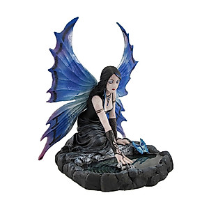 Nemesis Now Immortal Flight Fairy Figurine, Blue, 18.4cm