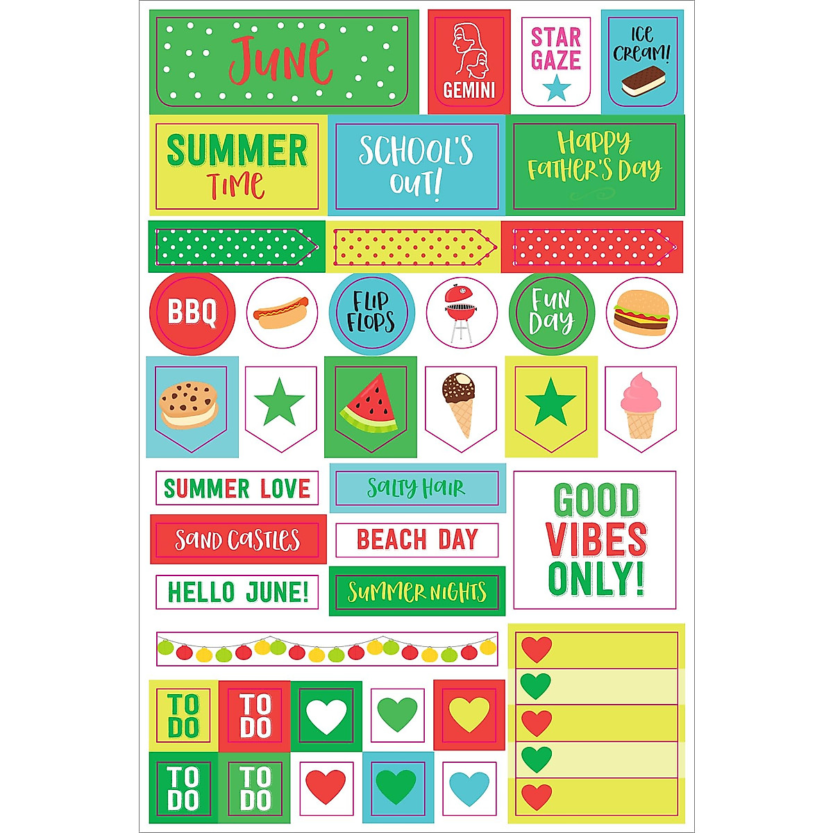 Essentials Month By Month Planner Stickers (set of 475 stickers)
