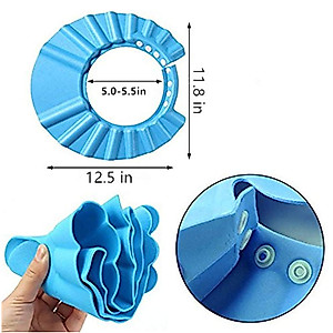 Baby Shampoo Shower Protection Cap Waterproof Bathing Hat （3 Pack）