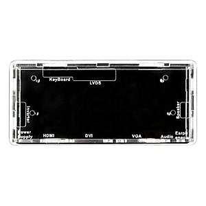 VSDISPLAY Acrylic Case for M.NT68676 HD-MI DVI VGA LCD Controller Board,Fit for LCD Controller Board M.NT68676, Controller Board Not Included