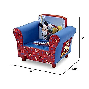 Delta Children Upholstered Chair, Disney Mickey Mouse