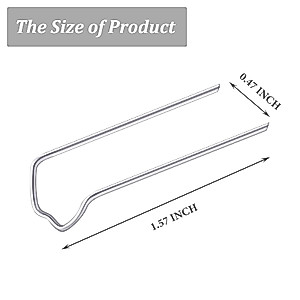 160PCS Floral Pins, Greening Pins 1.7 Inch U-Shape Floral Fern Pins, Floral U-Pins Craft Pins for Foam, Straw Wreaths, Flower, Plant, DIY Sewing Project, Holiday Arrangements, Craft Projects