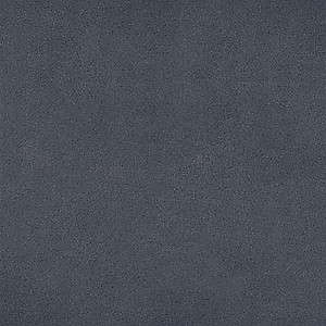 HomePop Home Decor | Button Tufted Velvet Round Storage Ottoman | Ottoman with Storage for Living Room & Bedroom, Steel Blue Velvet