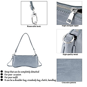 Scioltoo Clutch Purses Classic Evening Bag with Zipper Closure for Women CasualFashion Purses Handbags Evening Bag Mini Crossbody Handbags Blue