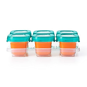 OXO Tot Baby Blocks Freezer Storage Containers 2 Oz - Teal