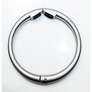 Instant Bag Hanger Clip Made of Triple Plated high Strength Alloy (Matte Silver)
