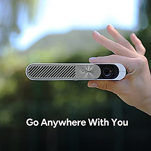 WEMAX Go Portable Laser Projector and 40 inch Portable Pullup Screen