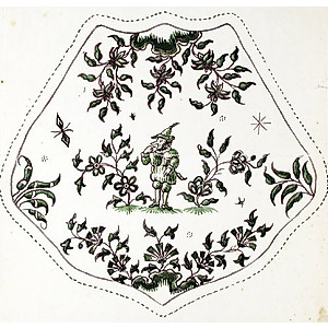 An original design for a porcelain plate