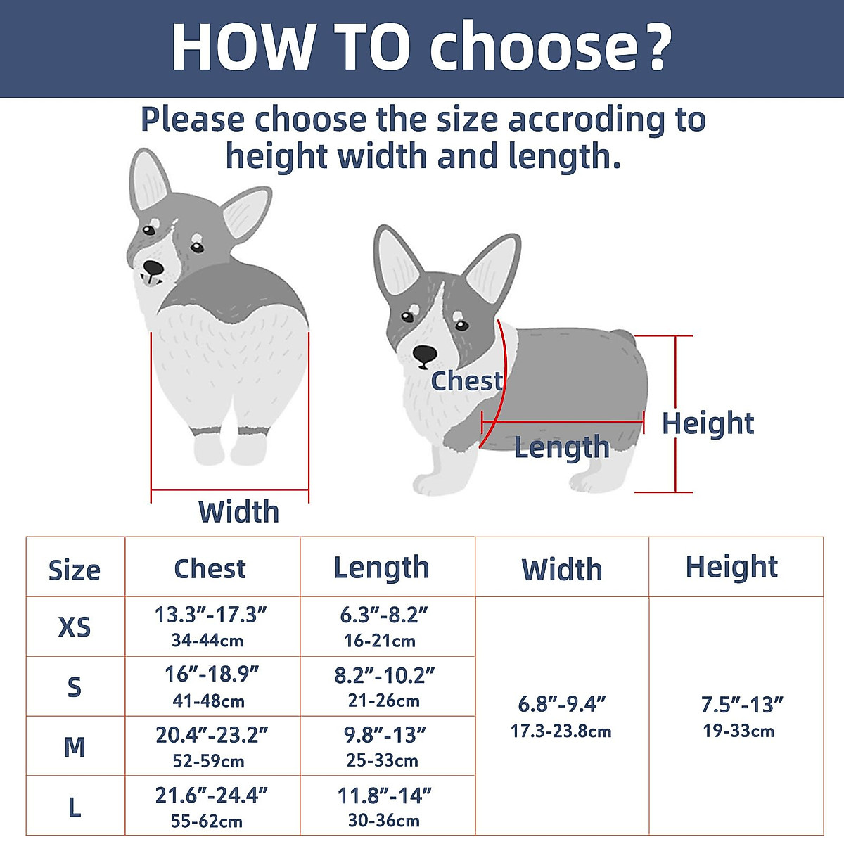 Small Dog Wheelchair for Back Legs, Adjustable Dog Wheelchairs - Mobility Aids for Disabled Pets, Dog Leg Brace and Hip Support