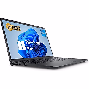 DELL 2023 Inspiron 15 Business Laptop, 15.6" 1920x1080 FHD, Intel i5-1135G7 2.4 GHz, 16GB, 512GB SSD Intel Iris Xe Graphics,Webcam, WiFi,Bluetooth, Carbon Black, Win 11 Pro