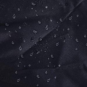 SUPDEJA Air Conditioner Covers for Outside Units, AC Unit Covers for Outdoor - Heavy Duty Waterproof Dustproof Design Square Outdoor Air Conditioner Cover Fits up to 24"X24"X30" Inches Black