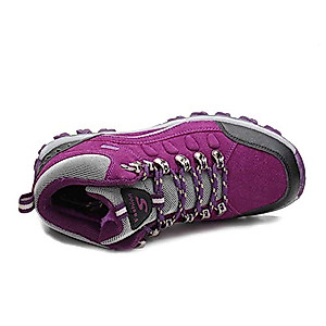 NC Winter High Top Women Hiking Waterproof Trekking Boots Mountain Climbing Shoes Sports Rubber Sole Shoes Nubuck Men Couple