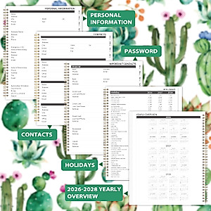 2023-2025 Monthly Planner/Calendar - 2 Year Monthly Planner 2023-2025, July 2023 - June 2025, 9" x 11" Planner with Twin-Wire Binding, Monthly Tabs, Two-Side Pocket, Perfect Daily Organizer