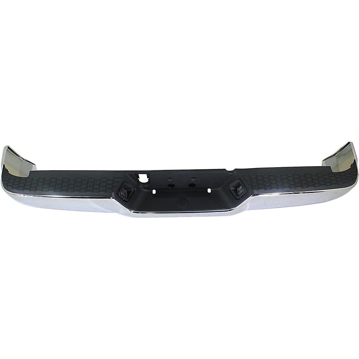 ACANII - For 2009-2018 Dodge Ram 1500 10-12 Ram 2500 3500 Truck Pickup Complete Chrome Steel Rear Step Bumper Assembly