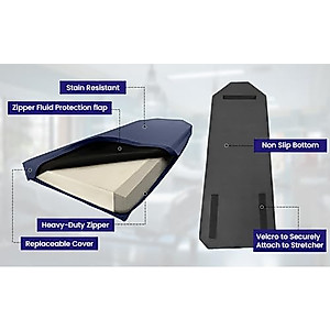 Medtrica MFV762905 Stretcher/Gurney Mattress with Vinyl Cover - Fits Stryker Trauma 1002/1020