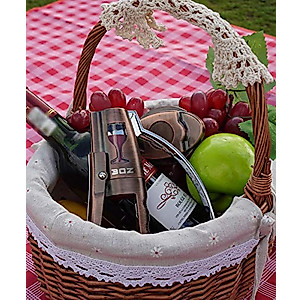 Manual Wine Opener Quality Vertical Lever Corkscrew Wine Bottle Opener with Foil Cutter easy to use lever corkscrew (BRONZE)