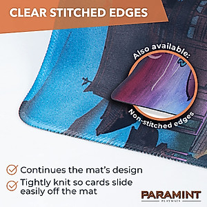 Paramint Blood Moon Shinto Anime (Stitched) - MTG Playmat - Compatible with Magic The Gathering Playmat - Play MTG, YuGiOh, TCG - Original Play Mat Art Designs & Accessories