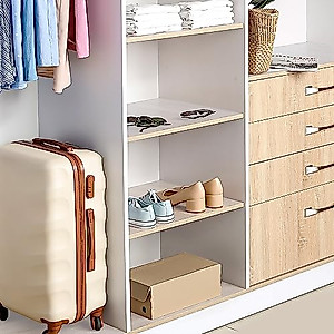 Shelf Liners for Kitchen Cabinets, Non Adhesive Cabinet Liners for Kitchen, Shelves, Refrigerators, 17.5 Inches x 30 FT EVA Clear Drawer Liners, BPA Free