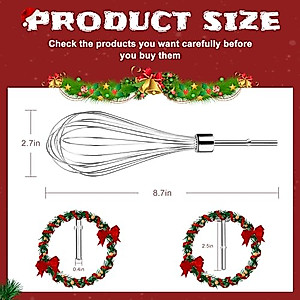 Kitchen Hand Mixer Whisk Attachments KHMPW Stainless Steel Egg Beater/Whisk Attachment for Hand Mixer -Kitchen Hand Mixer Accessories by Sikawai