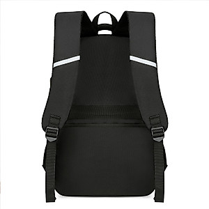 DAILY&DIARY Lunch Backpack, Insulated Cooler Backpack with Lunch Compartment for Men Women Water Resistant Lunch Bag 15.6 Inch Laptop Backpack Durable for Work, School, Camping, Picnics, Black