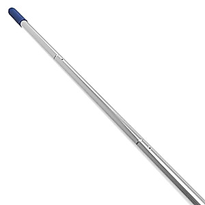 POOLWHALE 10.5 Foot Premium Aluminum Telescopic Swimming Pool Pole, Special Stripes Texture Strong Grip, Adjustable 8 Pieces 1.0 mm Expandable Step-Up, for Skimmer Nets, Vacuum Heads and Brushes