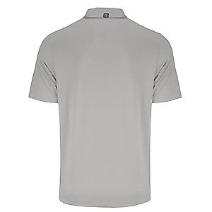 Cutter & Buck Men's Gray New England Patriots Throwback Forge Eco Stretch Recycled Polo