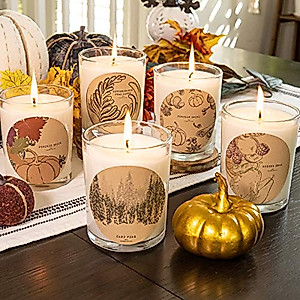 Kate Bissett Baubles Camp Fire Scented Premium Candle and Jewelry with Surprise Ring Inside | 18 oz Large Candle | Fall Collection | Made in The USA | Parrafin Free Size 06