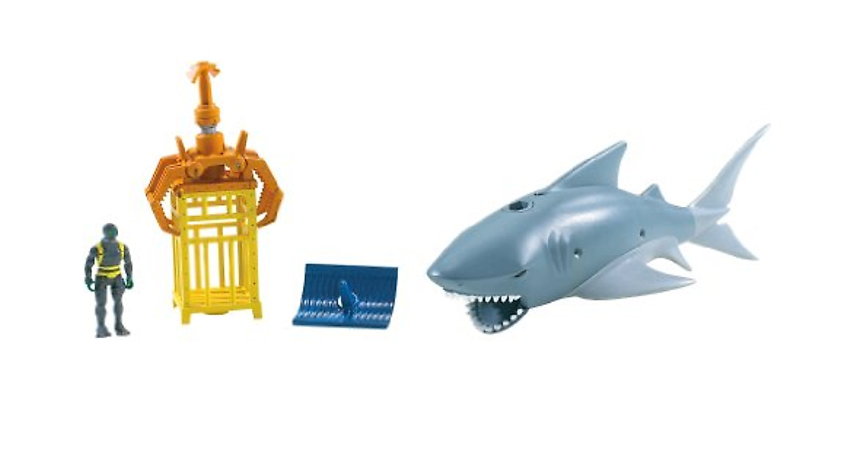 Mattel Matchbox Mega Rig Shark Adventure: Build 30+ Vehicles
