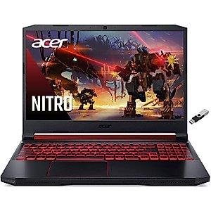 acer Nitro Gaming Laptop 2022-15.6" FHD NVIDIA GeForce RTX 3050 Ti - Intel Core i7-11800H 8 Cores - 16GB DDR4 1TB SSD -Backlit Keyboard Wi-Fi 6 Bluetooth 5.1 - Win11 Home TLG 32GB USB