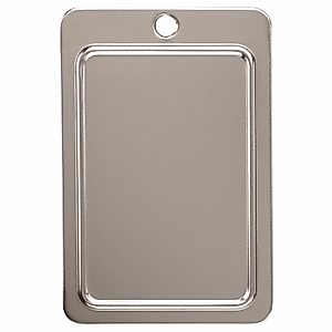 Amerock H55472S Contempory Coat and Hat Hook - Silver