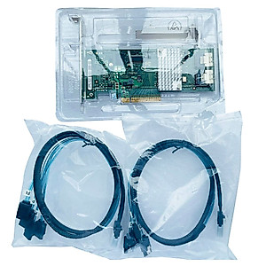 LSI 9211-8I RAID Controller Card FW:P20 IT Mode ZFS FreeNAS unRAID SAS PCI E RAID Expander + 2* SFF8087 SATA Cable