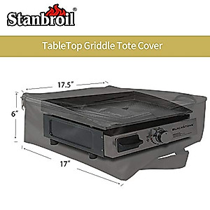 Stanbroil Carry Bag for 17 Inch Blackstone Tabletop Griddle Without Metal Hood, Black