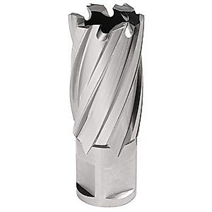 Hougen 12128 7/8 Inch Diameter x 1 Inch Depth of Cut 12,000 Series High Speed Steel Annular Cutter 3/4 Inch Weldon Shank for Magnetic Drills