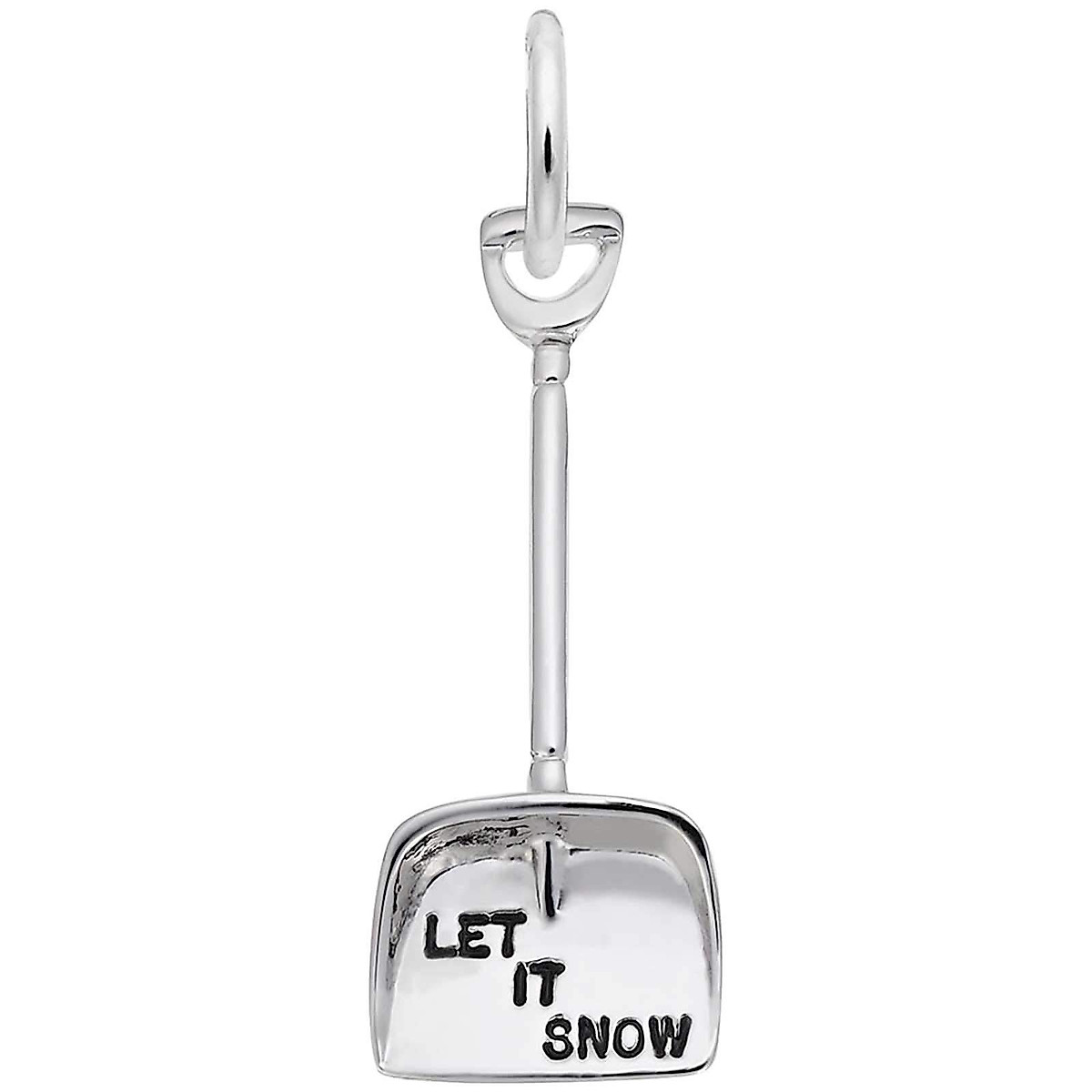 Rembrandt Charms Snow Shovel Charm, Sterling Silver