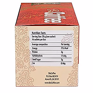 Bio Coffee- First Organic Instant Non-dairy Alkaline Coffee (1 Box)