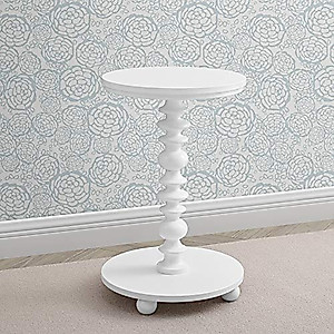 Delta Children Palmer End/Side Table, GREENGUARD Gold Certified, Bianca White