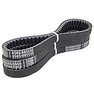 30 Series Go Kart Drive Belt Replaces Manco 5959 / Comet 203589，Torque Converter Belt（Pack of 3）
