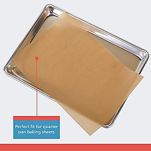 YL TRD 200 Pcs Unbleached Parchment Paper Sheets, 8x12 Inch Parchment Sheets, Uses for Baking Cookies, Cooking, Air Fryer, Grilling (8x12inch)