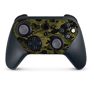MightySkins Skin Compatible with Amazon Luna Controller - Green Camouflage | Protective, Durable, and Unique Vinyl Decal wrap Cover | Easy to Apply, Remove, and Change Styles | Made in The USA