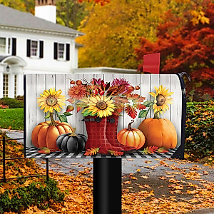 Briarwood Lane Fall Boots Mailbox Cover - Standard Size