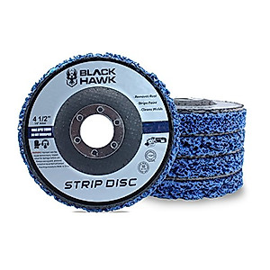 BHA Easy Strip Discs Clean and Remove Paint, Rust and Oxidation 4-1/2” x 7/8” - 5 Pack