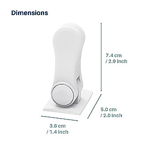 Inaya Child Proof Door Lever Lock - Door Handle Lock - 3M Adhesive - Minimalist Design - No Drilling Child Safety Door Handle Locks (2 Pack)