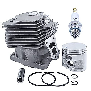 Adefol 47MM Nikasil Chainsaw for Stihl MS362 MS362C Cylinder Piston Spark Plug Kit Replacement Parts for 1140 020 1200