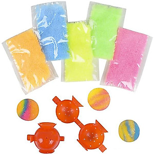 ArtCreativity Make Your Own Bouncy Ball Kit, Set of 12 Individual Kits, DIY Arts & Crafts for Kids, Each One Makes 2 Bouncing Balls, Science Project for Boys & Girls, Educational Toys, Party Favors