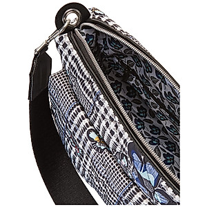 Vera Bradley Women's Performance Twill Carson Shoulder Bag Crossbody Purse, Bedford Plaid, One Size