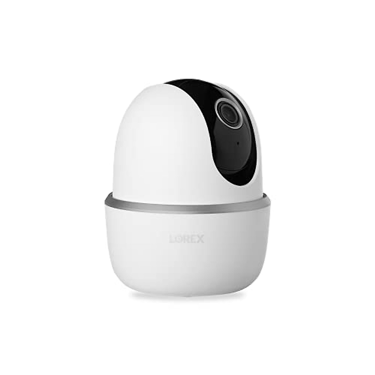 Lorex Pan & Tilt Indoor Security Camera, Wireless 2K WiFi Camera with Person Detection, Two-Way Talk and Smart Home Compatibility, 16GB MicroSD, 1 Camera