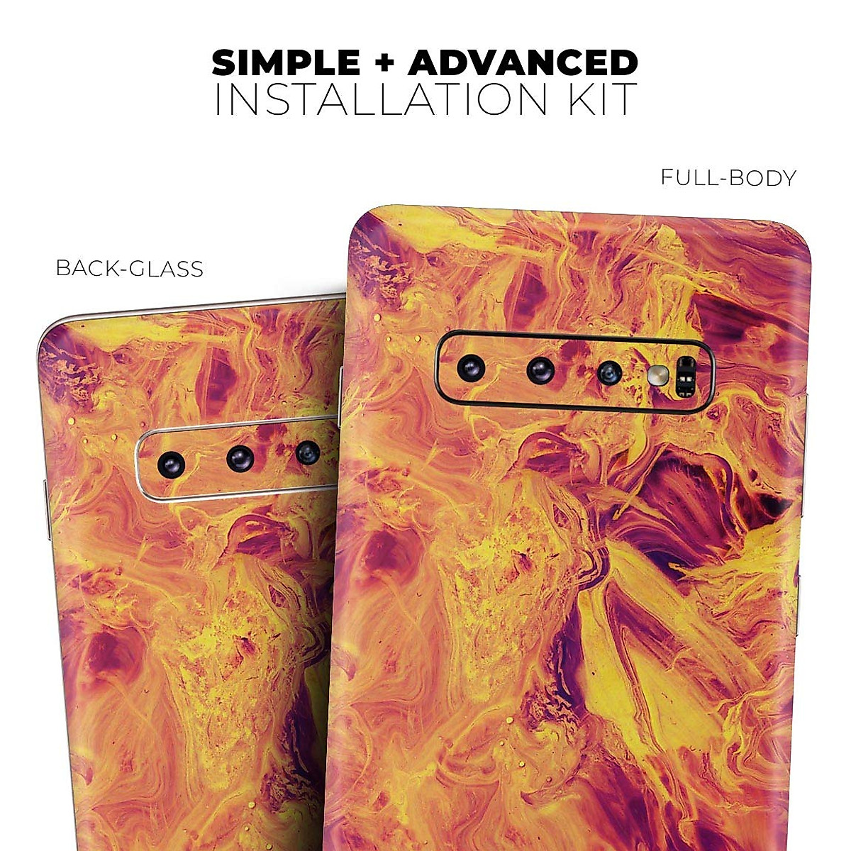 DesignSkinz Liquid Abstract Paint Remix V62 Protective Vinyl Decal Wrap Skin Cover Compatible with The Samsung Galaxy S20 (Screen Trim & Back Glass Skin)